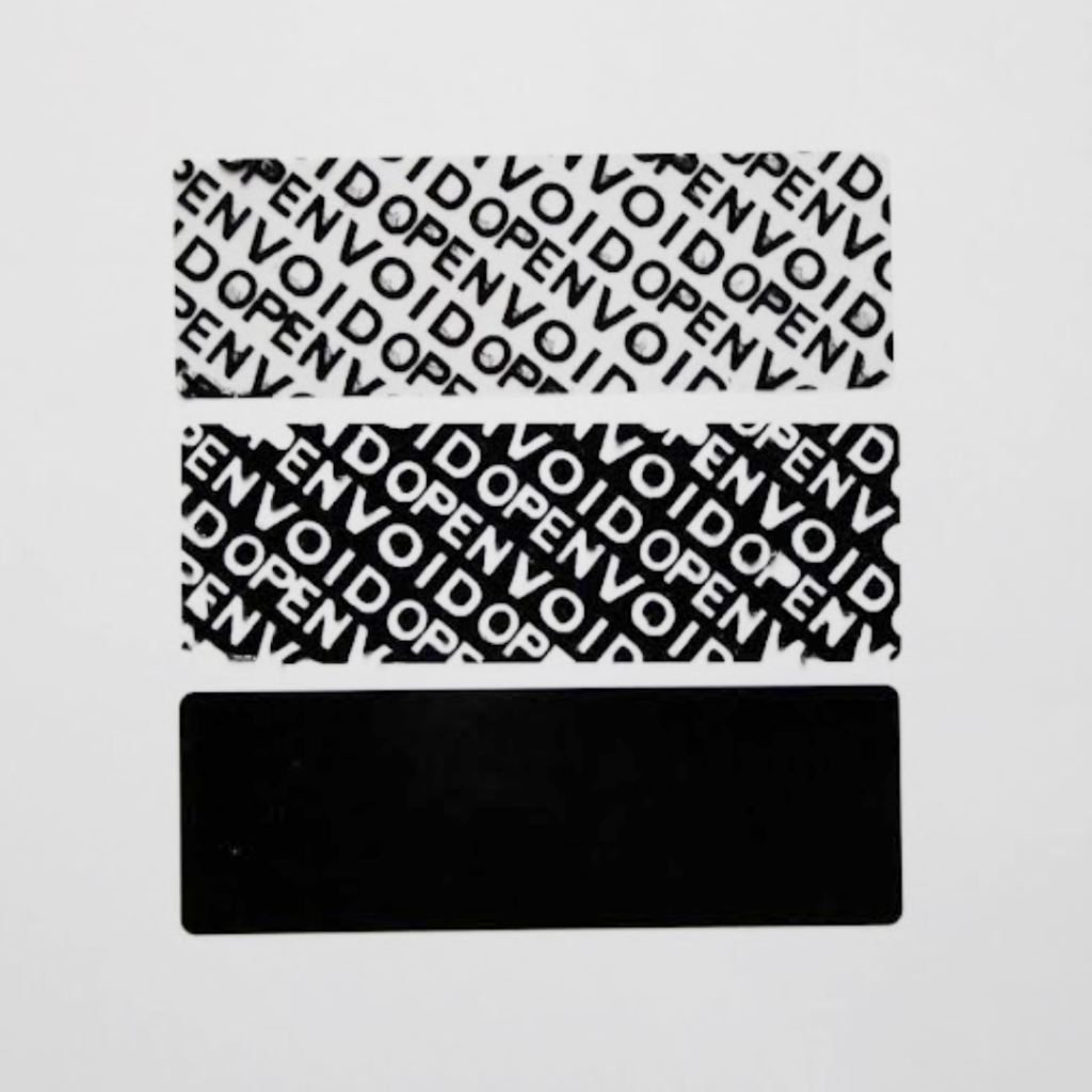 TamperColor®, Tamper-Evident Security Label Seal Sticker, Rectangle, 3 ...