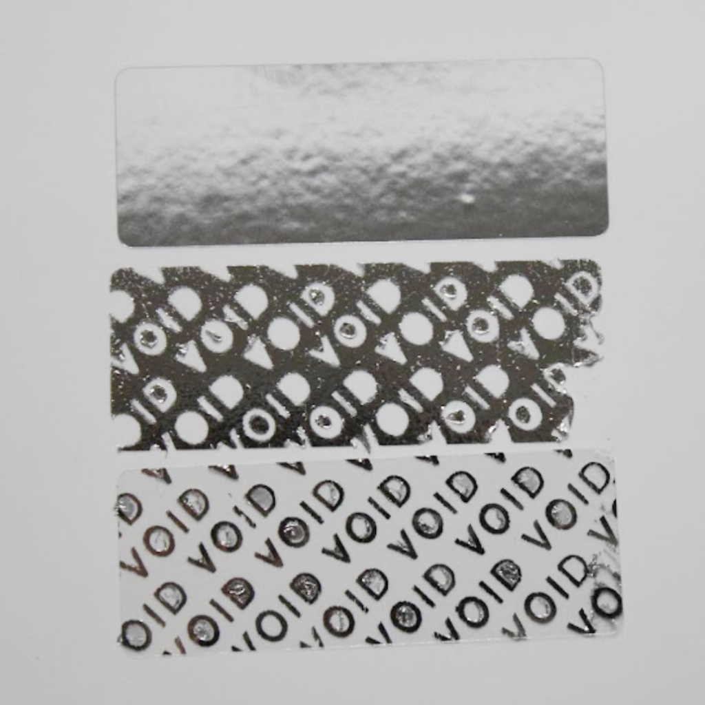 TamperVoid®, Tamper-Evident Security Label Seal Sticker, Rectangle, 2 ...